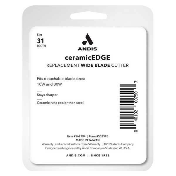 Andis CeramicEdge Cutter til skær 10 & 30 WIDE | Loppetjansen - Alt til ...